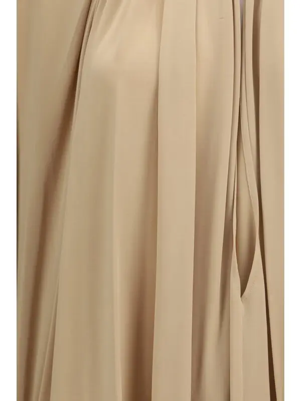 FERRAGAMO Open-back Gathered Blouse - Cream