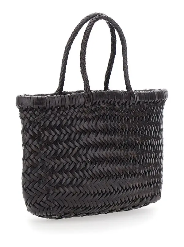 Dragon Diffusion Flat Gora Mini Handbag - Brown