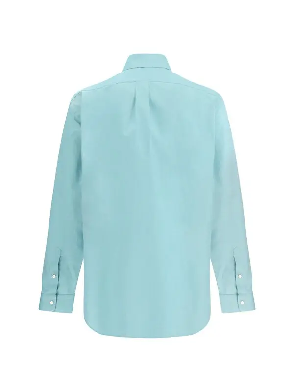Fendi Oxford Cotton Shirt - Blue