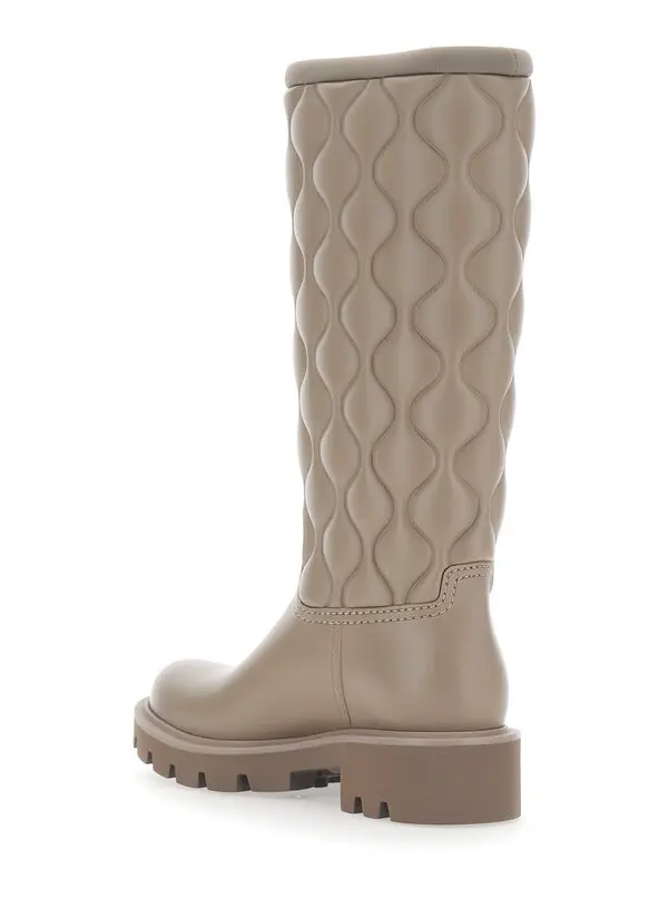 Moncler Quilted Rain Boots