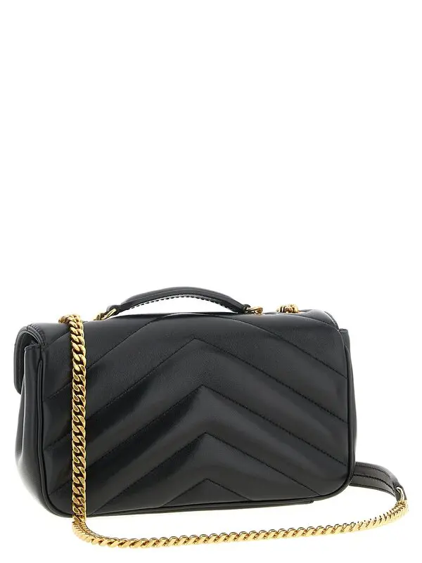 Saint Laurent Loulou Small Shoulder Bag - Black