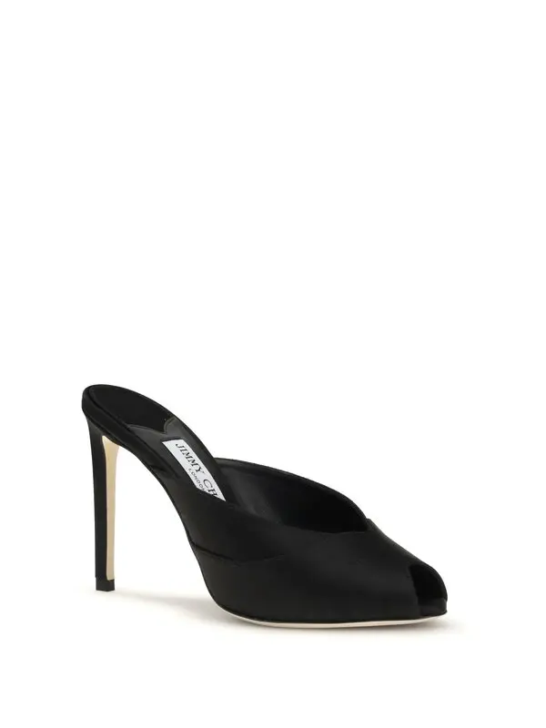 JIMMY CHOO Brigitte Leather Mules