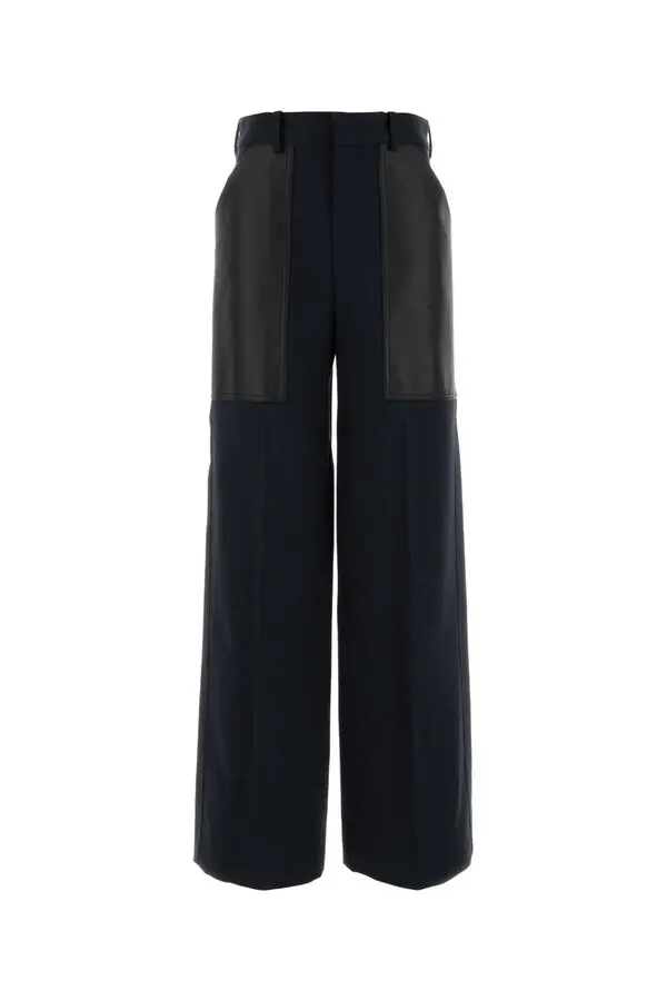 Bottega Veneta Palazzo Pant - Blue