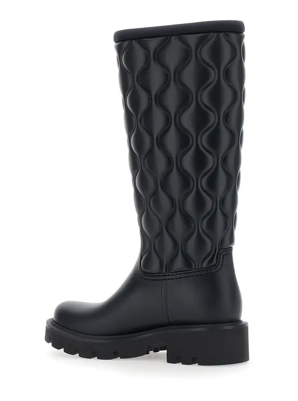 Moncler Quilted Rain Boots