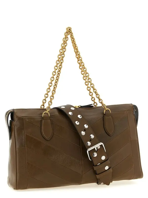 Valentino Garavani Medium Shoulder Bag - Brown