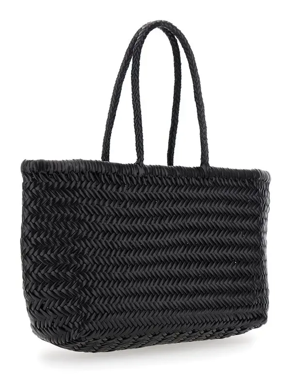 Dragon Diffusion Shopper Bag 'bamboo Triple Jump' With Two Handles And Leather For - Multicolor