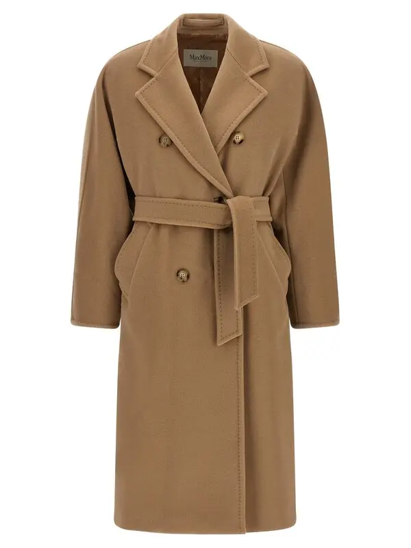 Max Mara Madame 101801 Icon Coat' Coat - Cream