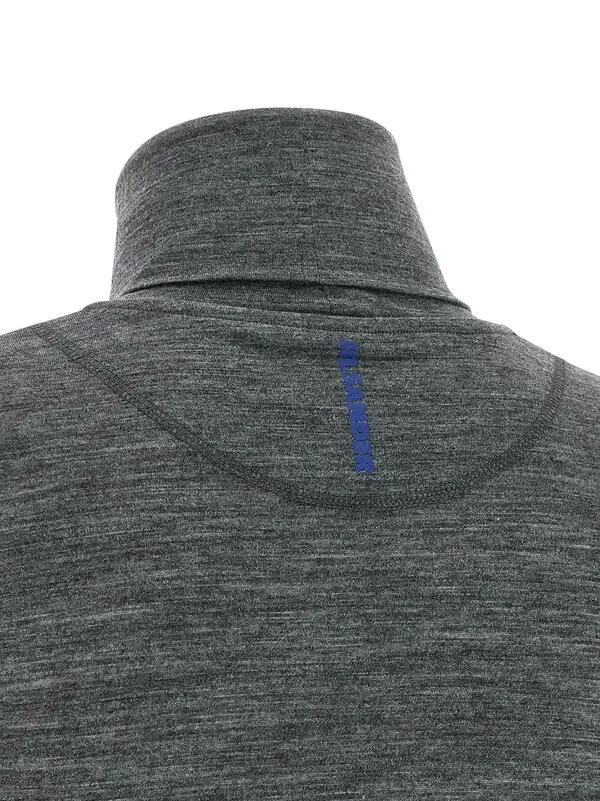 JIL SANDER High Neck Long Sleeve T-shirt - Gray