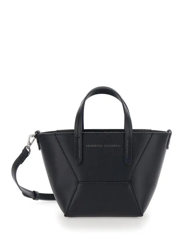 Brunello Cucinelli Mini "duo" Leather Tote - Multicolor