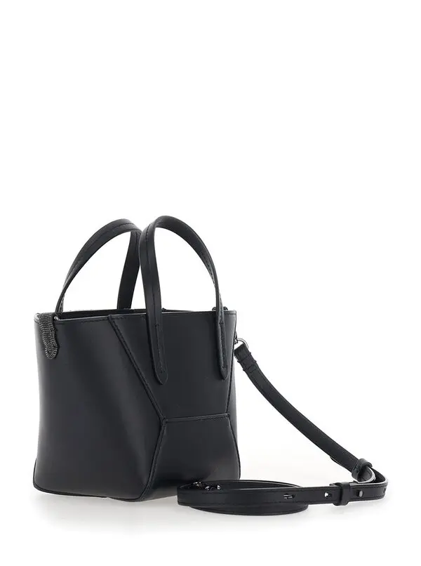 Brunello Cucinelli Mini "duo" Leather Tote - Multicolor
