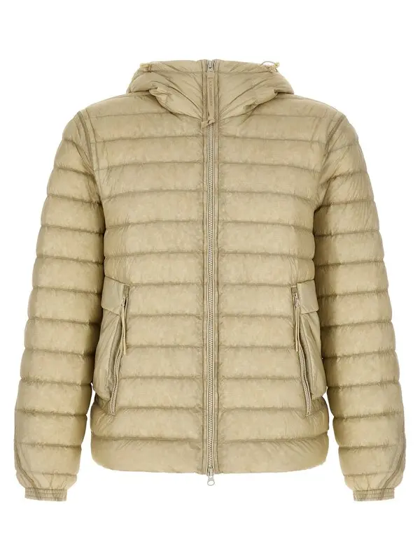 C.P. COMPANY Goggle Down Jacket - Cream