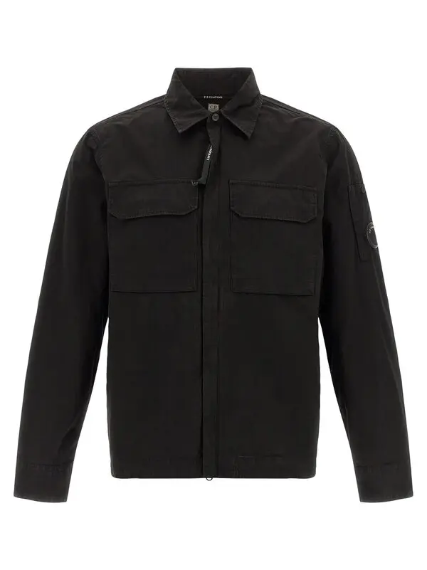 C.P. COMPANY Lens' Overshirt - Black