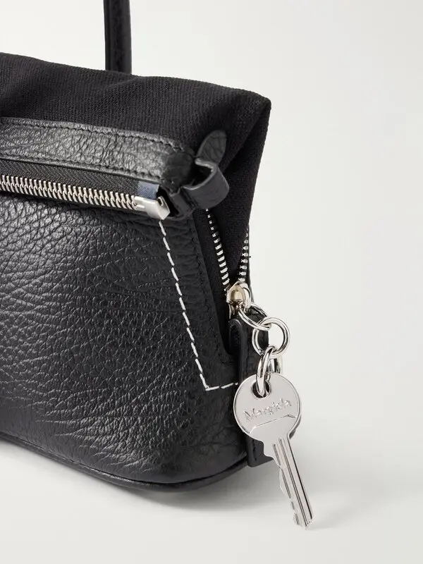 MAISON MARGIELA East-west Leather Shoulder Bag - Black