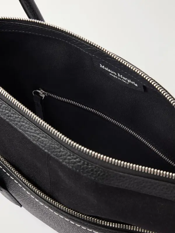 MAISON MARGIELA East-west Leather Shoulder Bag - Black