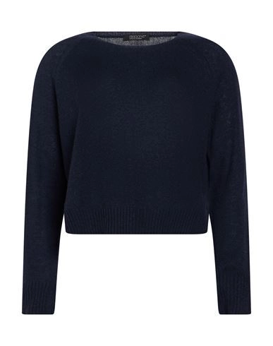 ARAGONA Cashmere Ribbed Knit Crewneck Sweater
