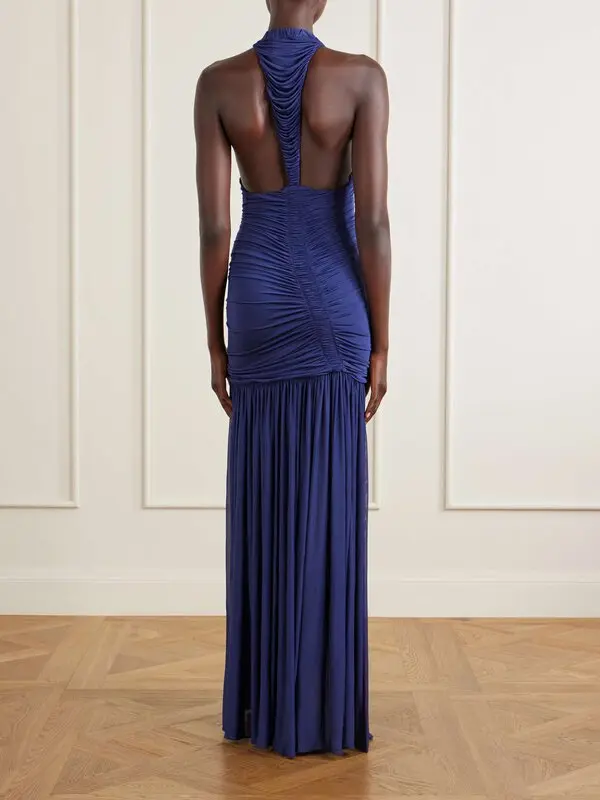 Christopher Esber Orion Gathered Jersey Gown