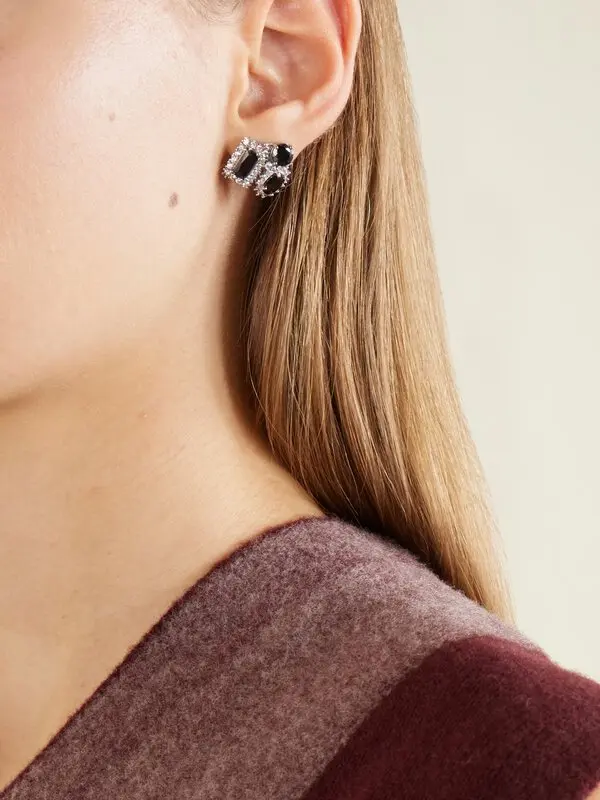 MAISON MARGIELA Cluster Embellished Earrings