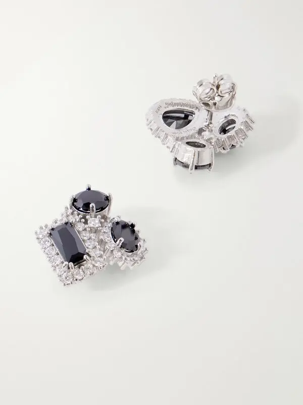 MAISON MARGIELA Cluster Embellished Earrings