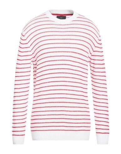 LIU •JO MAN Cotton Crewneck Sweater - Red