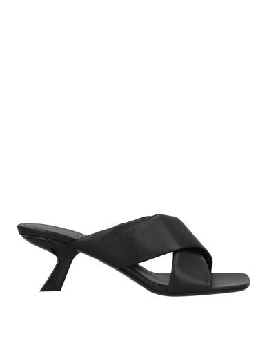 FERRAGAMO Sandals Size Lambskin - Black