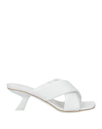 FERRAGAMO Sandals Size Lambskin - White