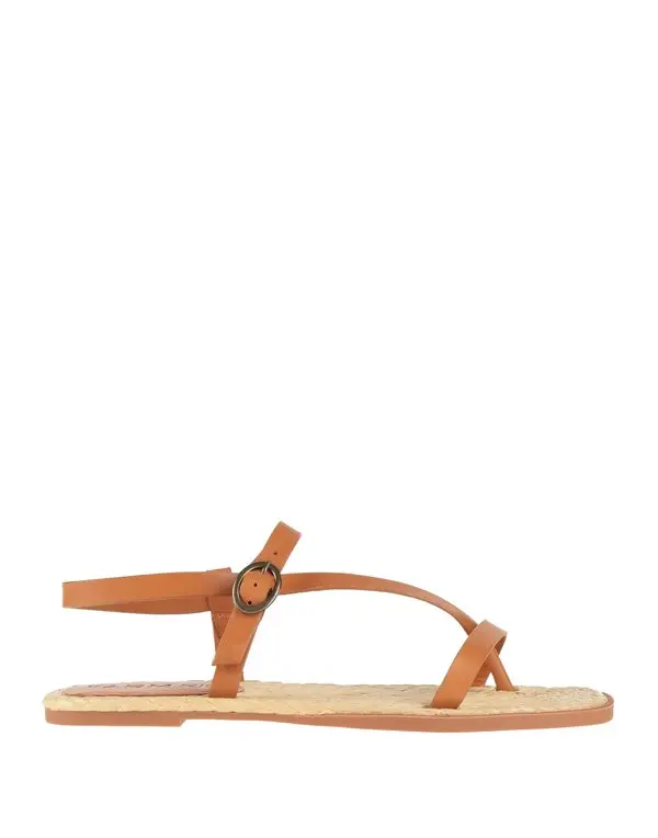 Farm Rio Leather Thong Sandals