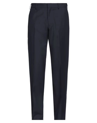 LARDINI Midnight Wool And Mohair Wool Twill Pants