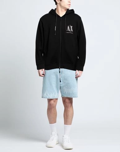 Armani Exchange Sweatshirt Size Cotton, Elastane - Black