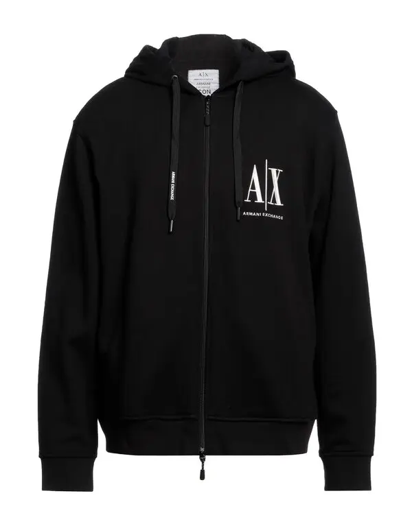 Armani Exchange Sweatshirt Size Cotton, Elastane - Black