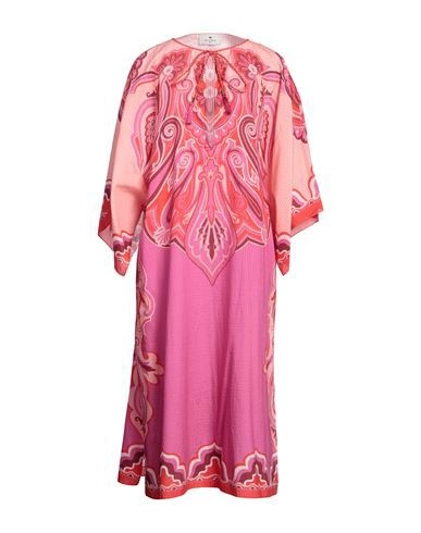 Etro Paisley Print Cotton And Silk Midi Dress