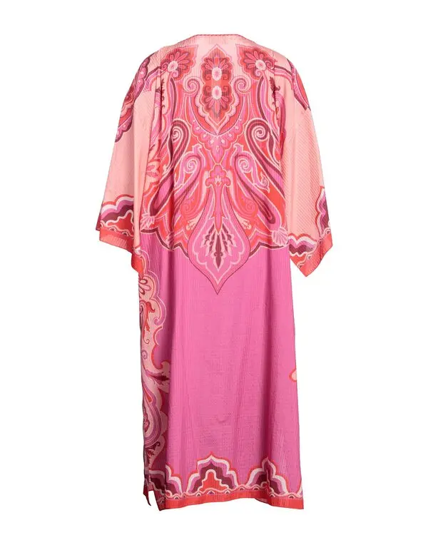 Etro Paisley Print Cotton And Silk Midi Dress