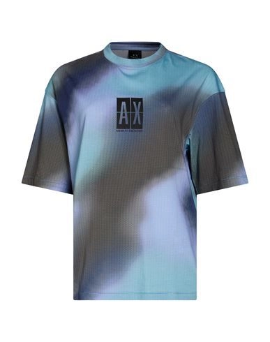Armani Exchange T-shirt Azure Size Cotton - Blue