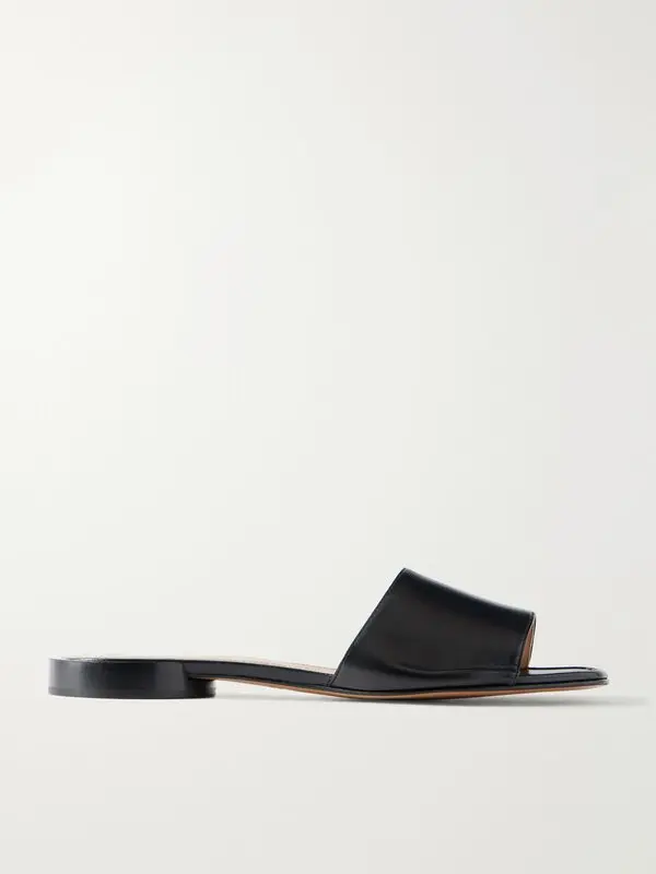 MAISON MARGIELA Tabi Split-toe Leather Flats - Black
