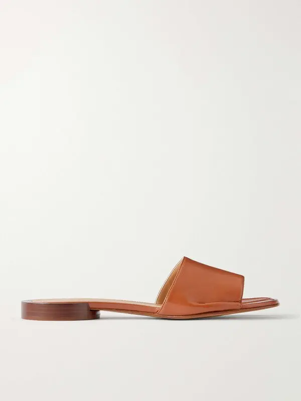 MAISON MARGIELA Tabi Split-toe Leather Flats - Tan