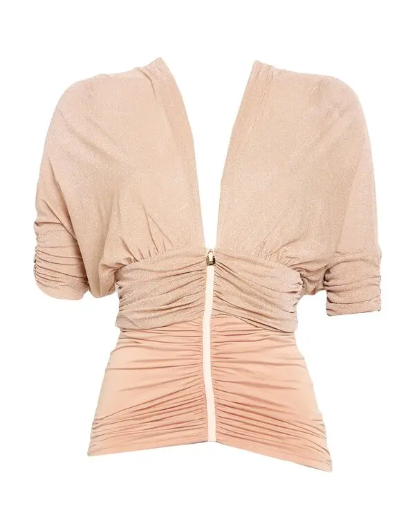 Elisabetta Franchi Top Blush Size Viscose, Polyamide, Polyester