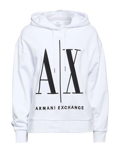 Armani Exchange Sweatshirt Lilac Size Cotton, Elastane, Polyester - White