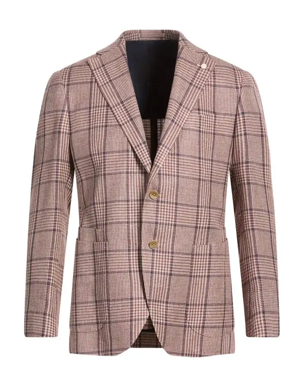 LUIGI BIANCHI MANTOVA Blazer Size Linen, Silk, Cotton