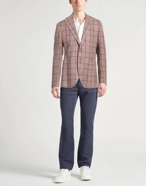 LUIGI BIANCHI MANTOVA Blazer Size Linen, Silk, Cotton