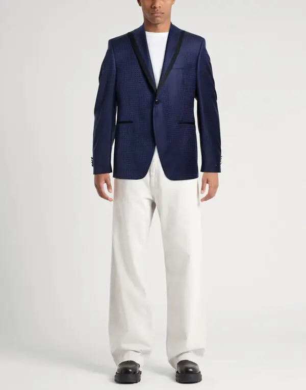LUIGI BIANCHI MANTOVA Blazer Size Wool, Silk