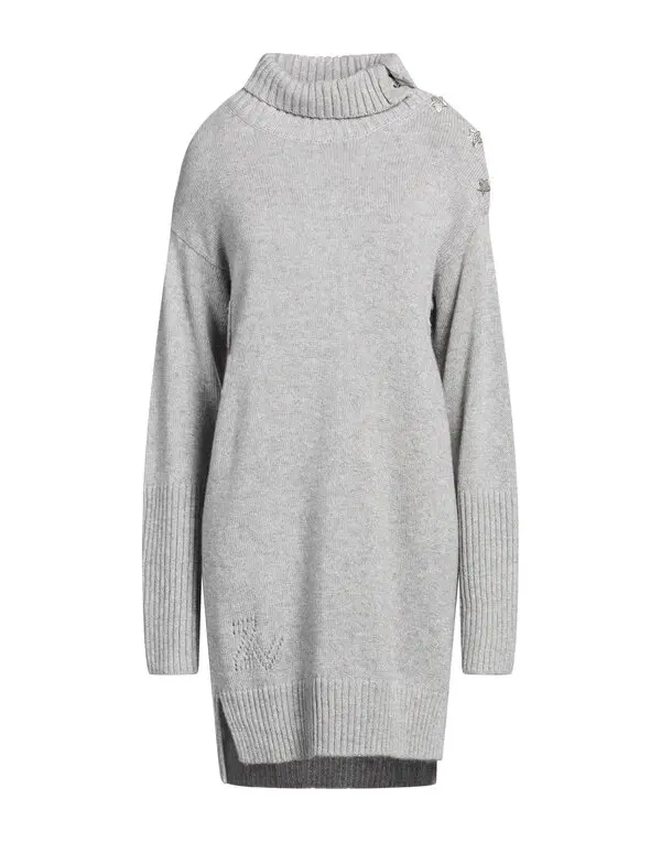 Zadig&Voltaire Light Cashmere & Polyester Turtleneck Mini Dress