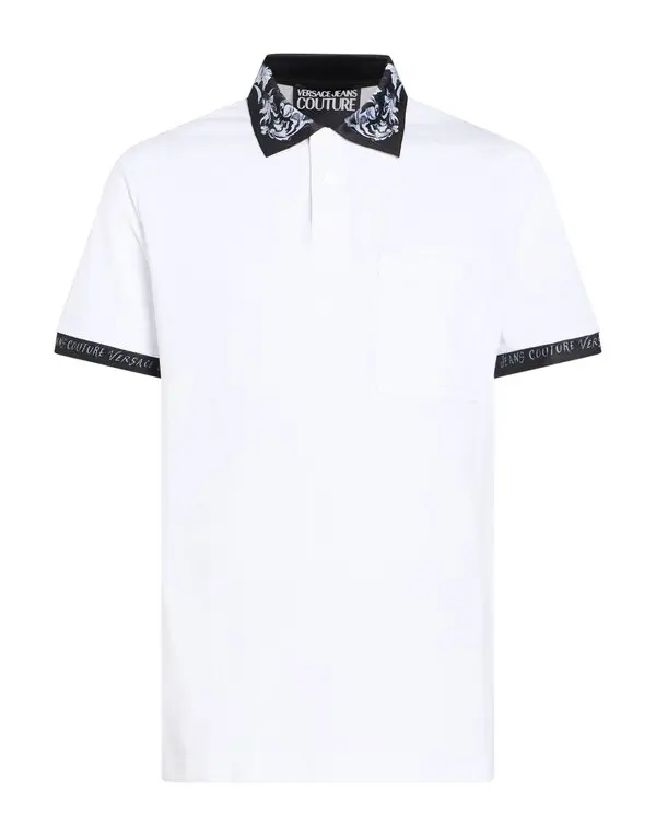 Versace Polo Shirt Size Cotton - White