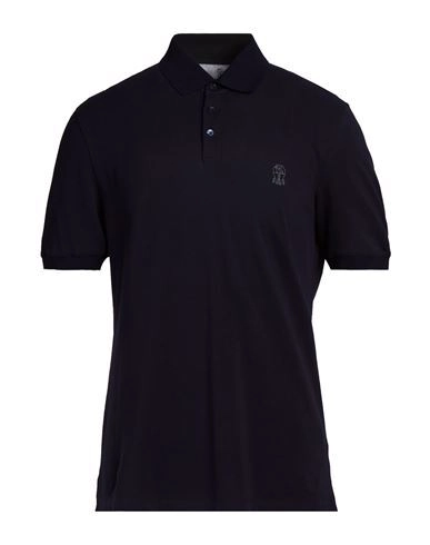 Brunello Cucinelli Polo Shirt Size Cotton - Navy