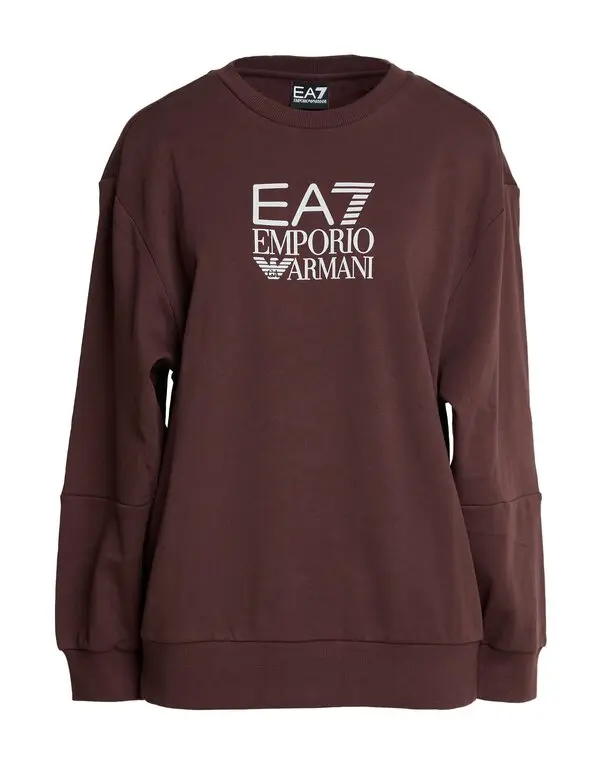 EA7 Cotton Polyester Crewneck Sweatshirt