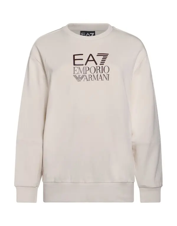 EA7 Cotton Polyester Crewneck Sweatshirt