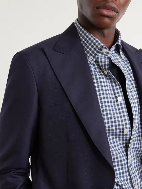 Canali Checked Cotton-flannel Shirt