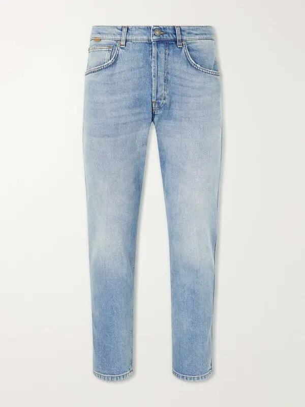 LARDINI Straight-leg Washed Jeans