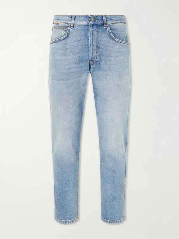 LARDINI Straight-leg Washed Jeans