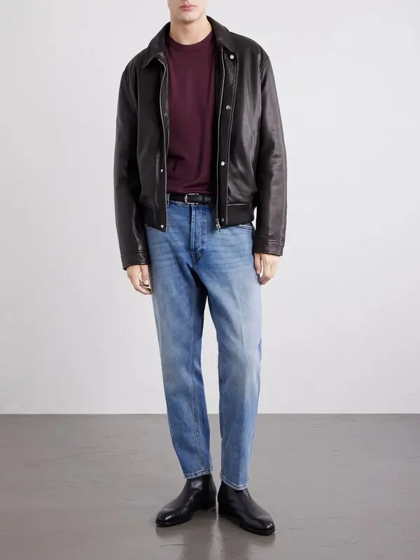 LARDINI Straight-leg Washed Jeans