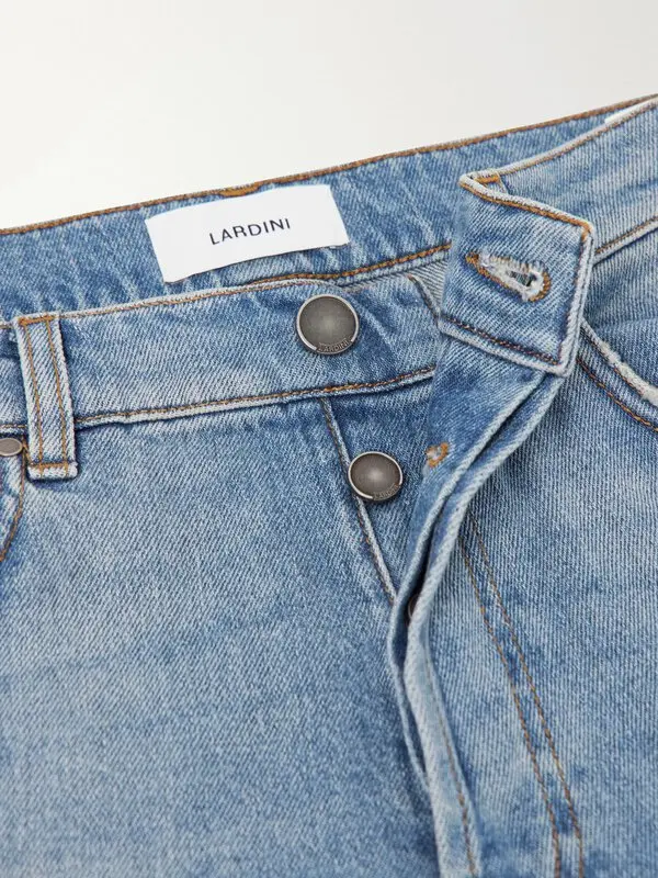 LARDINI Straight-leg Washed Jeans