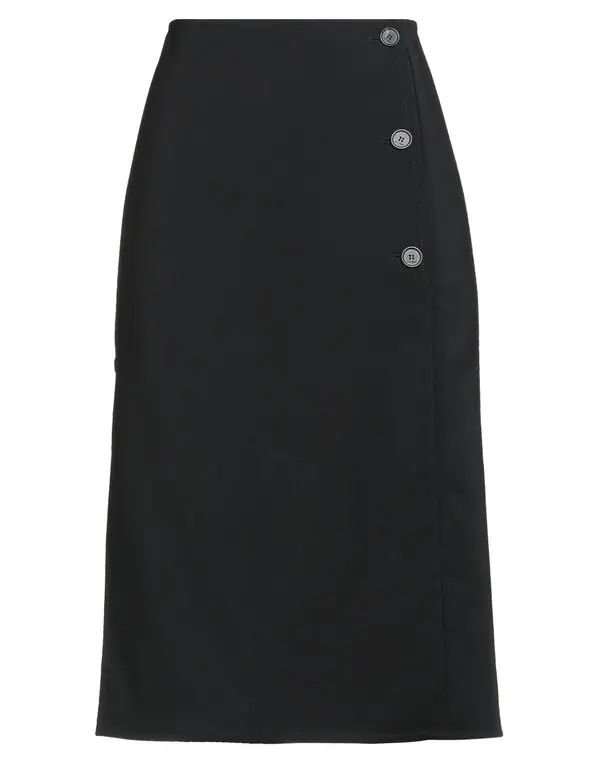 COURREGES Midi Skirt Size Wool, Elastane, Polyamide